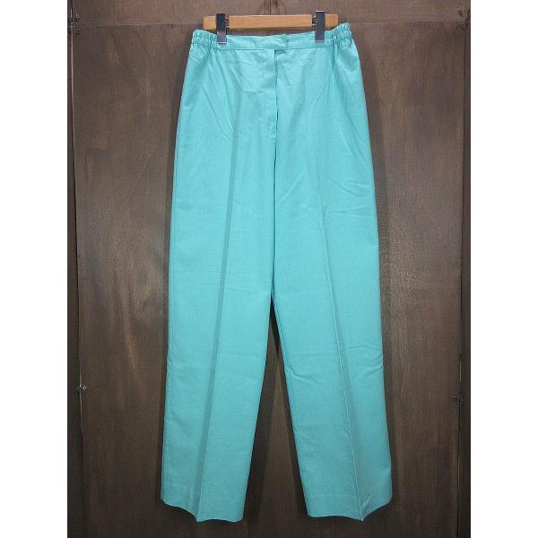 ◆商品名◆1980's Country Suburbans レディース ストレートイージーパンツ ターコイズ◆サイズ◆表記：12ウエスト：約70cm〜約78cmわたり幅：約33.5cm裾幅：約23.5cm股上：約34cm股下：約75.5cm...