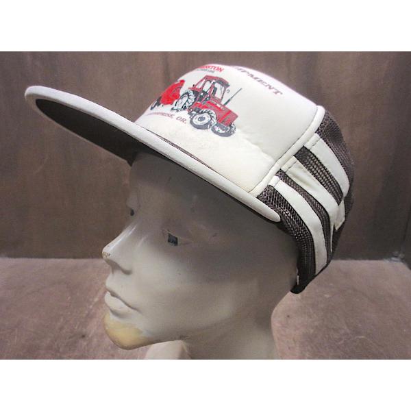 ◆商品名◆1990's DEADSTOCK TALBOTT’S EGUIPMENT 5パネルスナップバックメッシュキャップ 茶◆サイズ◆表記：ONE SIZE FITS ALL頭周り：約50cm〜約54cm（写真のマネキンの頭周りは約52c...