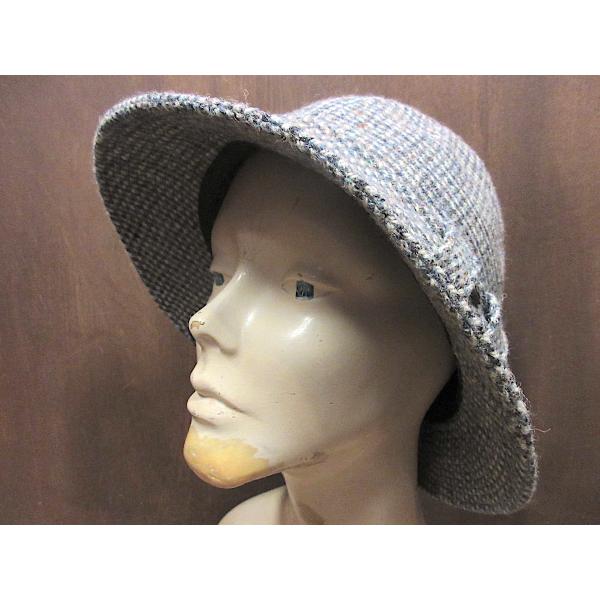 ◆商品名◆1970’s~1980’s Harris Tweed ツイードハット◆サイズ◆表記：7 1/2 頭周り：約59cm前後（写真のマネキンの頭周りは約52cm程です。）クラウン高さ：約13cmブリム幅：約5.5cm※計測箇所によって多...