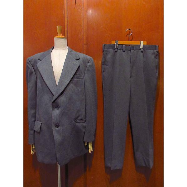 ◆商品名◆1970’s HART SCHAFFNER＆MARX 2Bスーツ ツーピース◆サイズ◆(ジャケット)肩幅：約46cm身幅：約56.5cm袖丈：約60cm着丈：約78.5cm(パンツ)ウエスト：約93cmわたり幅：約32cm裾幅：約...