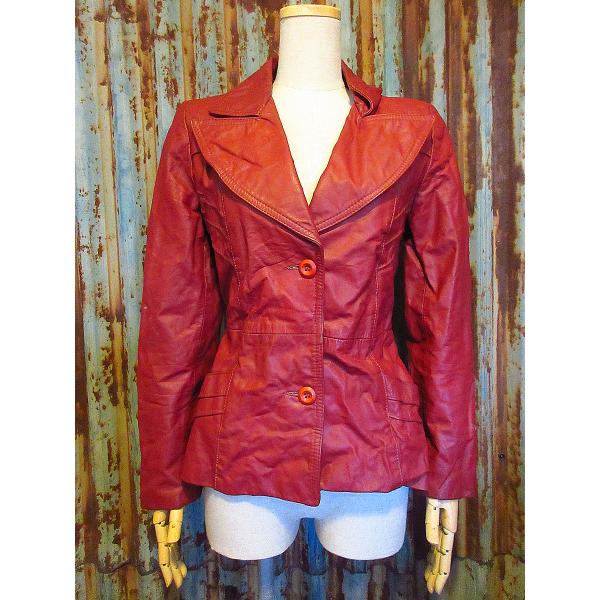 ◆商品名◆1970's Dorby Casual'sレディースレザージャケット◆サイズ◆肩幅：約40cm身幅：約49cm着丈：約50cm※計測箇所によって多少異なりますのでだいたいの目安としてお考えください。◆状態◆点々と汚れあり※ダメージ...