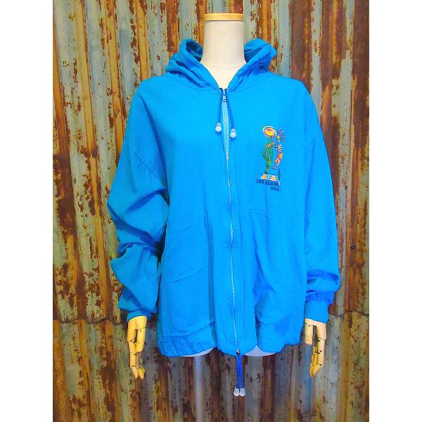 ◆商品名◆LOS ALGODONES B.C. MEXICOプリントコットンジップアップパーカ ターコイズブルー◆サイズ◆肩幅：約57cm身幅：約62cm袖丈：約60cm着丈：約64cm※計測箇所によって多少異なりますのでだいたいの目安とし...