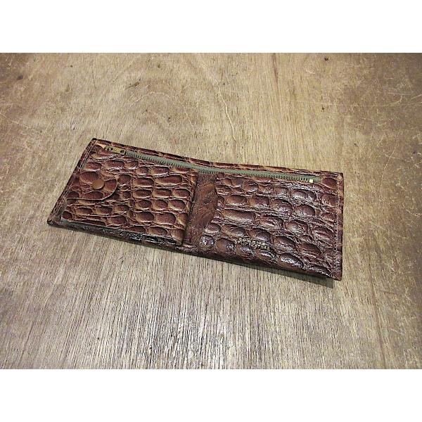 ◆商品名◆~1960's DEADSTOCK レザー 二つ折り財布 茶◆サイズ◆縦：約9cm横：約11cm〜約21cm厚み：約1.5cm※計測箇所によって多少異なりますのでだいたいの目安としてお考えください。◆状態◆内側にスレ※ダメージ、汚...