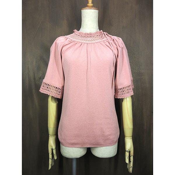 ◆商品名◆1970's Keneth リボン付き 半袖ブラウス◆サイズ◆身幅：約42cm裄丈：約41.5cm(首元中央からの計測です。)着丈：約53.5cm※計測箇所によって多少異なりますのでだいたいの目安としてお考えください。◆状態◆所々...