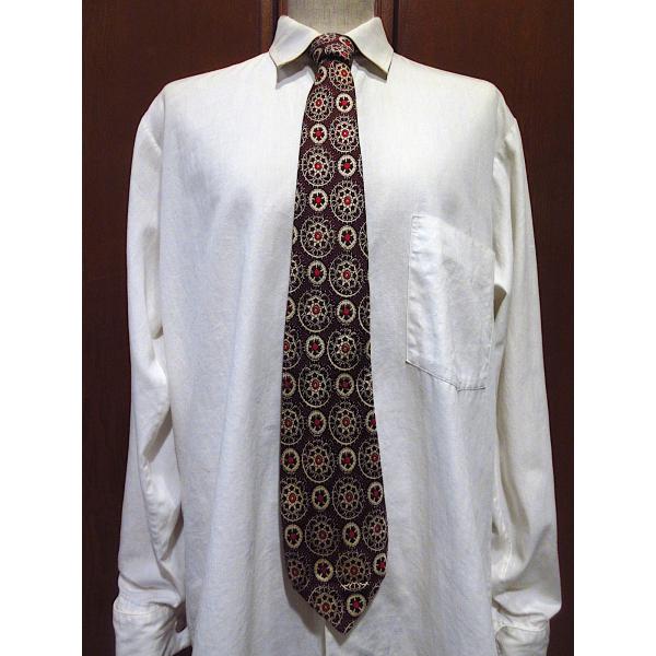 ◆商品名◆1940's~1950's D.C. Heger 総柄 シルクネクタイ◆サイズ◆全長：約137cm幅（最大）：約10.5cm※計測箇所によって多少異なりますのでだいたいの目安としてお考えください。◆状態◆タグ部分にステッチほつれ、...