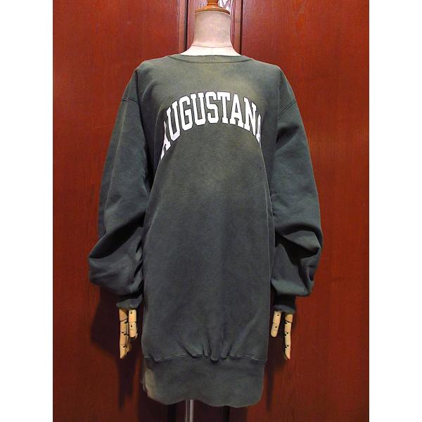 ◆商品名◆1990's Champion AUGUSTANA リバースウィーブスウェット 緑 size XXL◆サイズ◆表記：XXL肩幅：約51cm身幅：約58cm袖丈：約64cm着丈：約75cm※計測箇所によって多少異なりますのでだいたい...