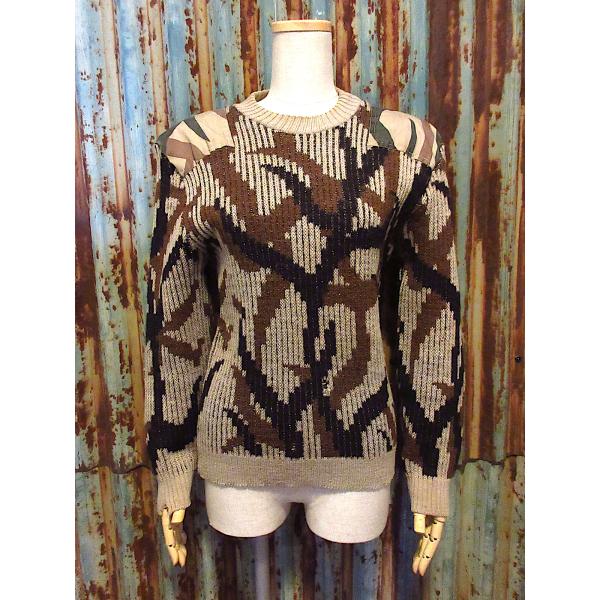 ◆商品名◆BRIGADE QUARTERMASTERSトライバルカモ柄コマンドセーターsize 40◆サイズ◆表記：40肩幅：約45cm身幅：約43cm袖丈：約58cm着丈：約60cm※計測箇所によって多少異なりますのでだいたいの目安として...