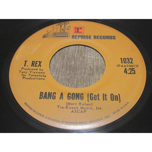 ◆商品名◆T. REX Bang A Gong (Get It On) / Raw Ramp REPRISE RECORDS 1032◆状態◆・盤経年によるノイズ、所々にスレ・ラベル所々にスレ、細かな汚れ◆商品詳細◆(Artist) T. ...