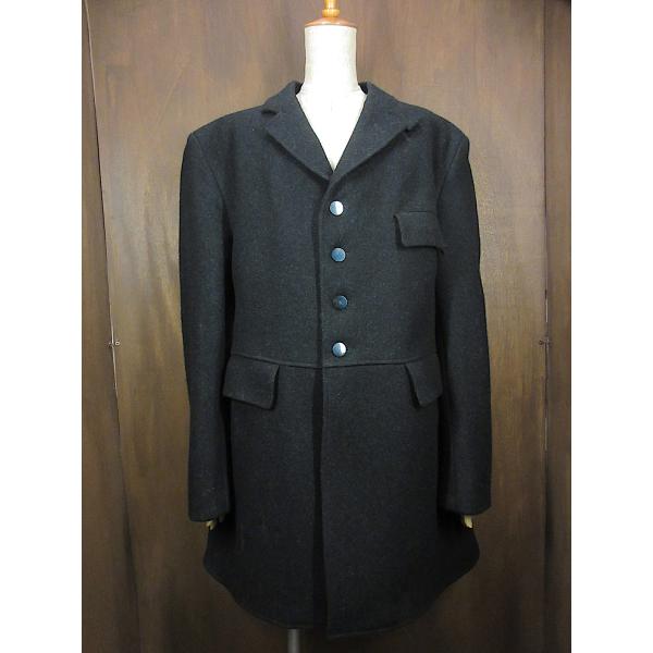 ◆商品名◆1960’s FOXLEY ウールメルトン ライディングコート 黒◆サイズ◆肩幅：約49.5cm身幅：約57cm袖丈：約66cm着丈：約83cm※計測箇所によって多少異なりますのでだいたいの目安としてお考えください。◆状態◆所々に...