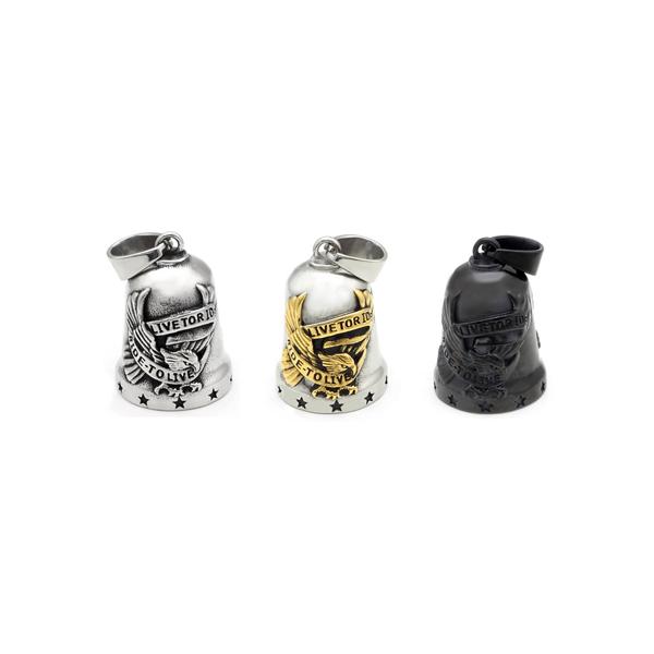 バイカーのお守り！ガーディアンベル Part3大好評につきNEWデザインが仲間入り！！自由と強さの象徴！お待たせいたしました！ド定番のイーグルデザイン、アメリカンと言えばやっぱりコレ！バッチリマッチしたデザインです♪プレゼントにも最適です！...