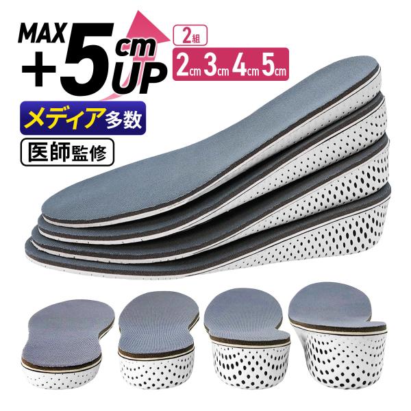 【医師のお墨付き】Helcynasのシークレットインソールは医師が監修し認めた逸品です！「見た目の効果だけではなく、歩行による足裏、膝への負担を軽減できます」「低反発クッションで疲れにくく、ぴったりフィットし、心地よい歩行が可能です」と自信...