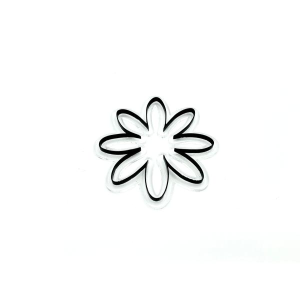 マーガレットの花びらの型抜き