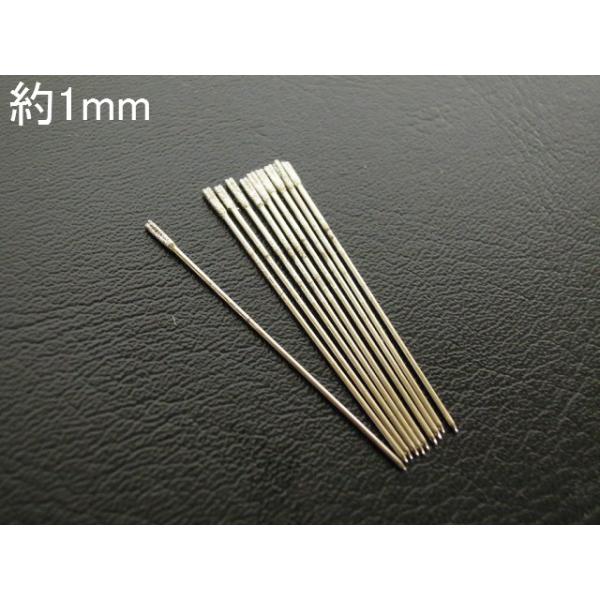 サイズ長さ　約36mm軸径　約0.6mmビット先端　約1mmストーンブレスレットの糸通し用の穴開けに使いますプロの方もご使用頂いております。各サイズ取り揃えておりますのでご確認下さいませ。