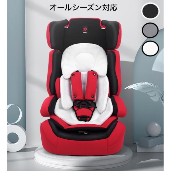 【赤ちゃんを守る】産まれたばかりの赤ちゃんの頭をしっかりと支えるサポートパッド。ヘッドクッションは頭の位置を調整できます。【両面デザイン】一面は通気性抜群な3Dメッシュ生地を使用、赤ちゃんの汗ムレを防ぎます。もう一面は100%綿生地を使い、...