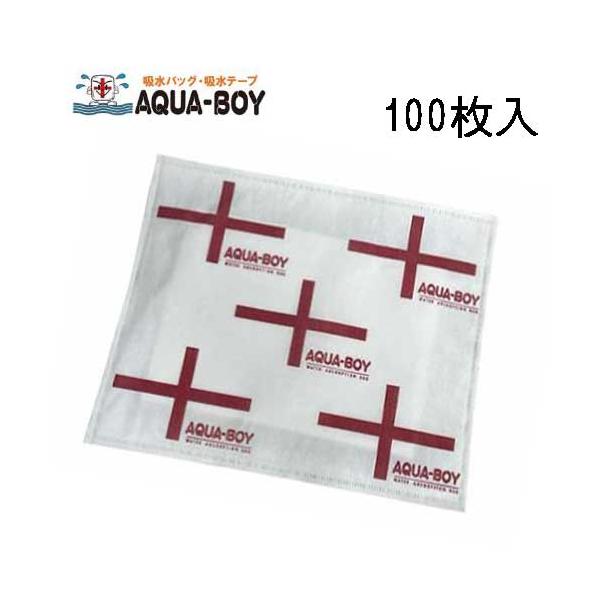 商品名 吸水バッグ 1箱(100枚入り) PP不織布入り 左右折り込み無しメーカー アクアボーイ品番  LQ-1寸法/重量/吸水量 寸法：370×280×4mm重量：60g吸水量：5L商品説明　　 ●驚異の吸水量と吸水スピード●独特のキャピ...