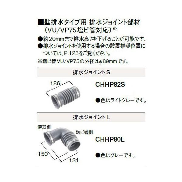 商品名 パナソニック　排水ジョイントS メーカー Panasonic/パナソニック 品番 CHHP80L