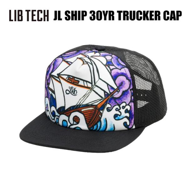 ■商品名：JL SHIP 30YR TRUCKER CAP■価　格：7,150円（税込）■カラー：BLACK■サイズ：ONE SIZE(ベルトでのサイズ調整可)■商品説明：レジェンド、ジェイミーリンのリブ30周年記念モデルのキャップです！