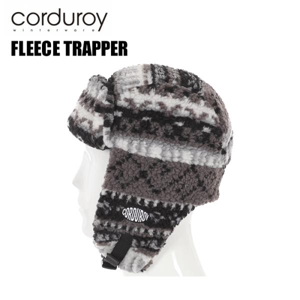 ■商品名：FLEECE TRAPPER■価　格：7,590 円（税込）■カラー：GREY■サイズ：ONE SIZE■商品説明：【CORDUROY】コーデュロイ フリーストラッパーノルディック柄のおしゃれなフリーストラッパー。調節可能なバック...
