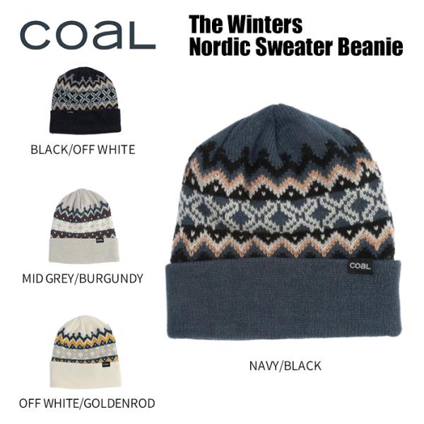 ■商品名：The Winters - Nordic Sweater Beanie■価　格：6,050円（税込）■カラー：NAVY/BLACK,BLACK/OFF WHITE,MID GREY/BURGUNDY,OFF WHITE/GOLDE...