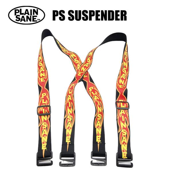■商品名：PS SUSPENDER■価　格：6,380円（税込）■カラー：BLACK FLAME■商品紹介：ウェアパンツに後付け可能なサスペンダーフレイムロゴを大胆に採用したサスペンダーが登場。伸縮性のあるストラップの先端にフックを設置し、...