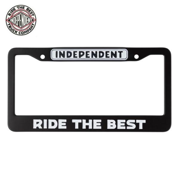 ■商品名　：BAR LOGO LICENCE FRAME■定価　　：4,400円（税込）■カラー　：BLACK■サイズ　：USAサイズ(日本のナンバープレートには取付できません)■商品説明：INDEPENDENTのロゴが入ったナンバープレー...