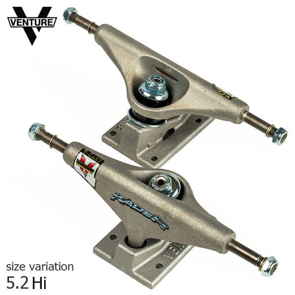 ■商品名　：KADER PRO V-CAST-HOLLOWS■サイズ　：5.2HI■通常価格：12,540 円(税込)■商品説明：「インディペンデント」、「サンダー」に並ぶ3大トラックブランドの一つである「VENTURE (ベンチャー)」ト...