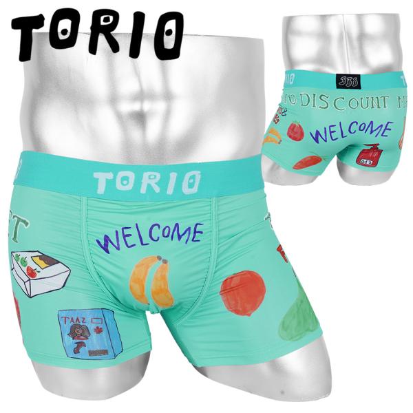 商品番号：519122(2601003)ディスカウントパンツ！？TORIO(トリオ)のメンズボクサーパンツ。フィリピンにある、TORIOのディスカウントショップをイメージしたデザイン！夜になるとバナナが光ります♪サイズ：M/L/XLフロント...