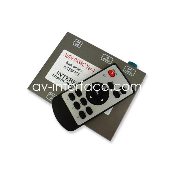 AUDI　MMI(3G/4G)用バックカメラ専用インターフェースです、AUDI用AVインターフェースとしては世界初(2012/9現在)バックカメラのガイドラインがPAS機能(ガイドラインアシスタント機能)が装備されています。ガイドラインの調...