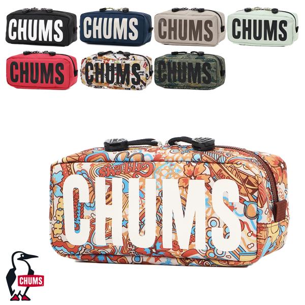 ペンケースやメイクポーチなどに使い勝手の良いサイズ感、CHUMSロゴモチーフの小物ポーチ〈素材特性〉環境に配慮した100％リサイクルポリエステル「RENU (レニュー)」を採用。タフな素材で耐久性と軽量性を併せ持ち、デイリー使いはもちろんア...