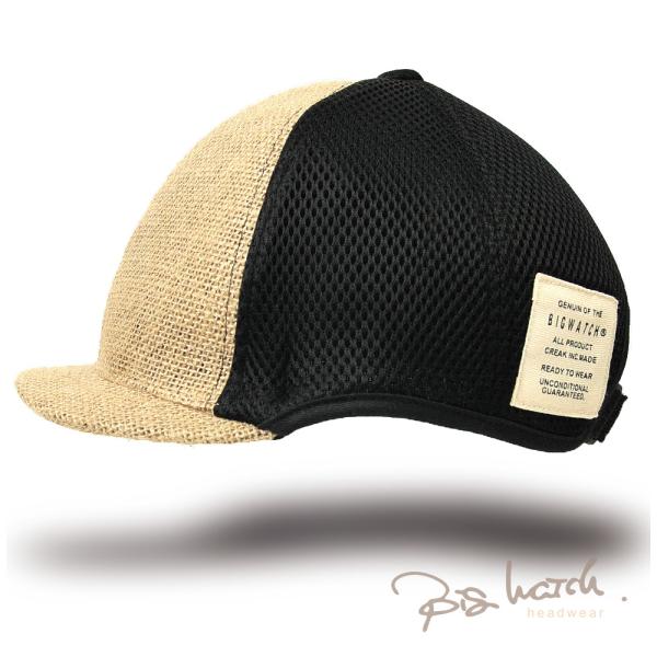 ■サイズ ・頭周り56~61cmまで対応（マジックテープで調整できます）・深さ12cm ツバ長さ3cm■素材 フロント・ツバ：ヘンプ100％　後ろ部分(メッシュ部分)：ポリエステル100％■カラー フロント・ツバ：ベージュ　後ろ部分：黒■商...