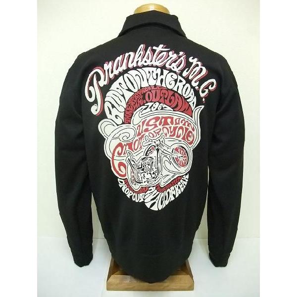 M.W.S.(エムダブルエス)の2010新作ジップジャージ"1010801"です。70'sフラワー文字でデザインしたモーターサイクルクラブのラインジャージです。◆ポリエステル100％(ポリ4段スムース使用)◆フロント、バック部分プリント◆カ...