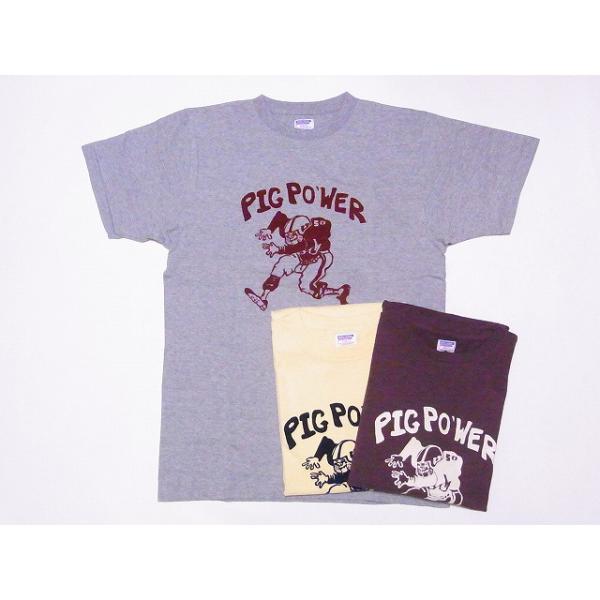 ダブルワークス(DUBBLE WORKS)のTシャツ"242-33005-04/PIG POWER"です。Dubbleworks の象徴的品番とも言えるLot.33005のボディは「ラフィ天竺」で、1960年代頃のヴィンテージをイメージした...