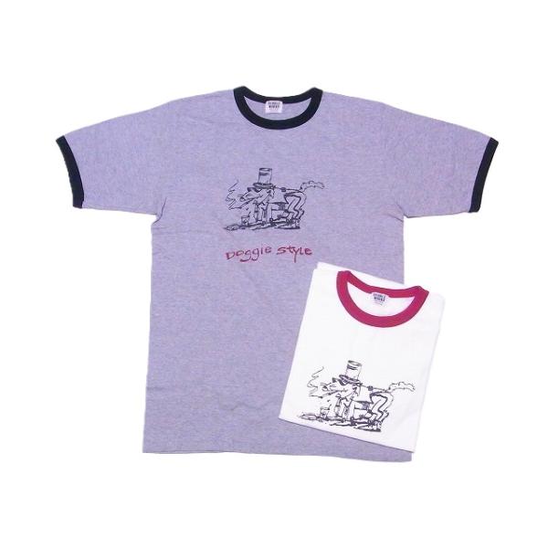 ダブルワークス(DUBBLE WORKS)のリンガーTシャツ"262-34006-02/DOGGIE STYL"です。紡績の工程上で生み出される「落ち綿」と呼ばれる綿をリユース。「落ち綿」は、長い繊維長の糸を生産する工程で抜き取られる比較的...