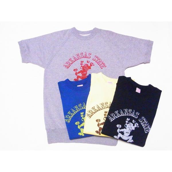 クッシュマン(CUSHMAN)のラグランスリーブ・半袖スウェット(MINI PILE SWEAT TEE)"26800"です。柔かな肌触りで、吸水性に優れたミニパイル(所謂、裏毛、裏起毛なし) のスウェットTシャツ。プリントモチーフはビンテ...