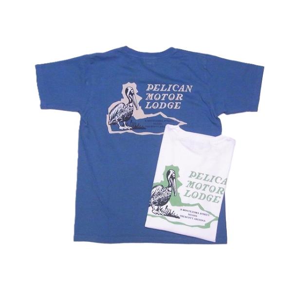 フェローズ(Pherrow's)のTシャツ"26S-PT7"です。アリゾナ州の架空のモーターロッジスタッフTEEをイメージしたプリントTシャツ。素材は綿100％で洗いがかかっています。しっかりとした肉厚のボディでネックリブの内側にはフェロー...