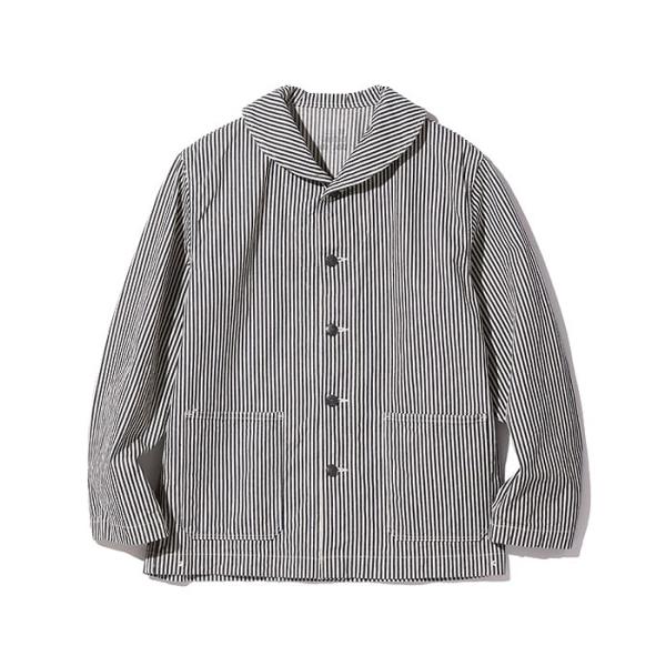 東洋エンタープライズからバズリクソンズ(Buzz Rickson's)のユーティリティーヒッコリージャケット (US NAVY WWII UTILITY HICKORY JACKET)"BR15303"です。米海軍が第二次大戦中に用意した捕...