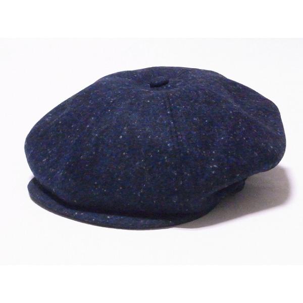 ドライボーンズ(Dry Bones)のウールネップ・キャスケット(Wool Nep Casquette)"DCH-616"です。白やブルー、ピンクなどのカラーネップがランダムに織り込まれた表情豊かなウール素材の生地を使用し、クラシカルな雰囲...
