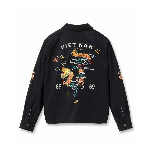 東洋エンタープライズからテーラー東洋(TAILOR TOYO)のベトナムジャンパー(ベトジャン)"TT15879"ドラゴン(DRAGON)です。素材は表地が綿100％のコットンツイル生地、裏地にはアセテート100%の生地を使用。刺繍にはポリ...