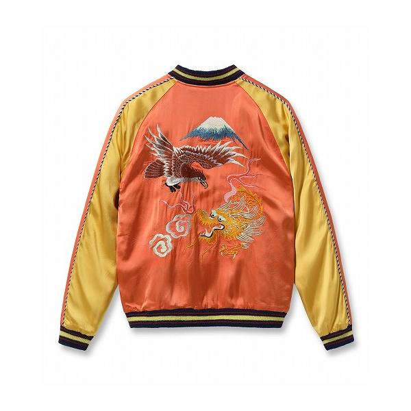 テーラー東洋のスカジャン2026新作モデル"TT15911"、スペシャル"EAGLE ＆ DRAGON (鷲龍) × JAPAN MAP (日本地図)"です。リバーシブルで中綿の入っていないタイプのスカジャンで、表面、リバース面ともに柄は刺...