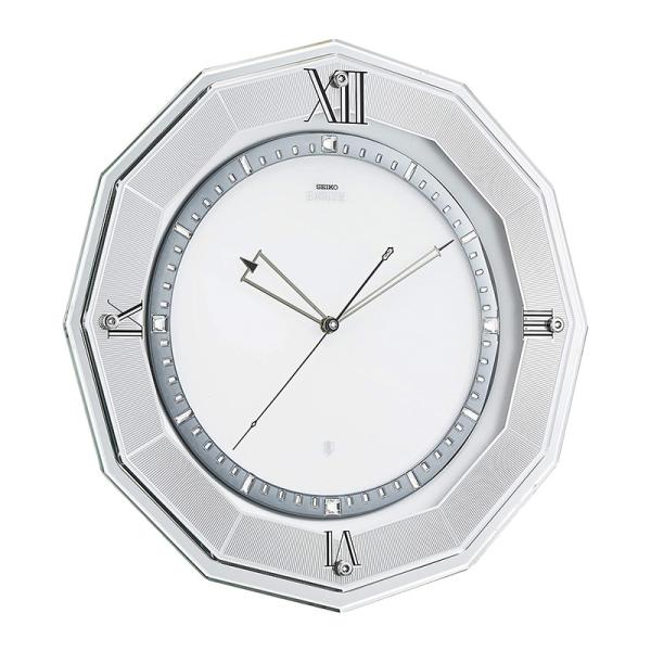 ＜ 確かな時を刻む衛星電波ムーブメント採用　スタイリッシュ 銀色メタリック 衛星 電波 アナログ ＞