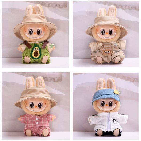 【幅広いサイズに対応！ 】: 15cm/17cm のぬいぐるみ服、多くのサイズの綿人形にフィットします。【多彩スタイリング可能！】: 日常の遊びはもちろん、特別なイベントや撮影にも活躍。無限のコーディネート楽しさを提供します。【 高品質素材...