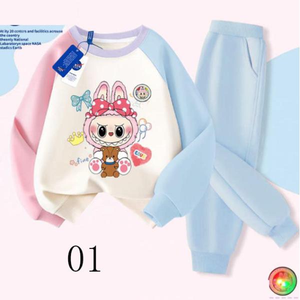 新品未使用送料無料◆2025新品  labubu ラブブ パーカー ズボン 2点セット 春秋冬 大人気 キャラクターグッズ カジュアルウェア男の子 女の子 可愛い キッズ グッズ 子供服 誕生日 グッズ プレゼント薄め仕様、厚め仕様◆カラー...