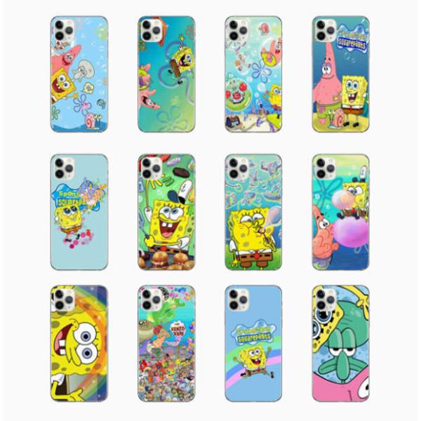 新品未使用◆カラー：写真参照2026 新品 SpongeBob SquarePants 風スマホケース iPhoneケース かわいい カートゥーンソフトケース 落下防止 耐衝撃 多機種対応 キャラクター風 デコケース ガーリー プレゼントTPU