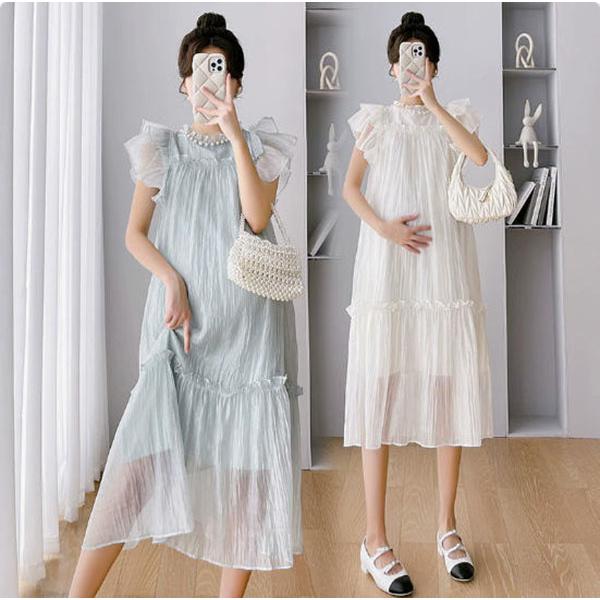 新品未使用送料無料◆2026新品◆カラー：写真参照◆サイズ：cm（写真参照）妊娠中から産後まで長く着用できる、ゆったりとしたシルエットのギャザーワンピースです。お腹周りが広く設計されており、妊娠中から産後まで長くご利用いただけます。シンプル...