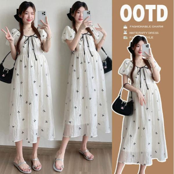 新品未使用送料無料◆2026新品◆カラー：写真参照◆サイズ：cm（写真参照）妊娠中から産後まで長く着用できる、ゆったりとしたシルエットのギャザーワンピースです。お腹周りが広く設計されており、妊娠中から産後まで長くご利用いただけます。シンプル...