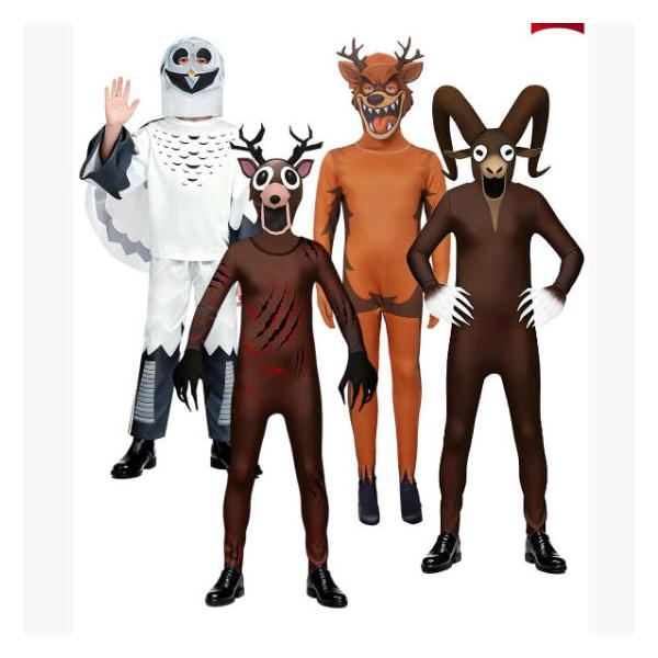 新品未使用ロブロックス 99日生き残るゲーム ディアモンスター 鹿シカ ROBLOXコスプレ セット キッズ子供110 120 130 140 150 99Nights In The Forest 森の中で99夜 着ぐるみ ハロウィン仮装 ...