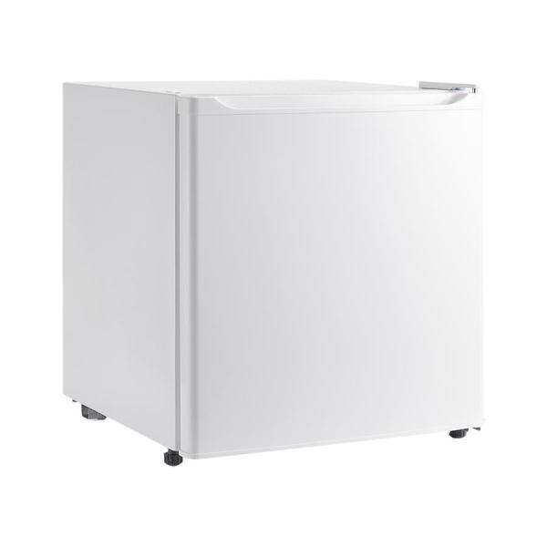リビングや寝室、オフィスなど、キッチン以外でも使いやすいコンパクトな50Lの小型冷蔵庫です。シンプルなホワイトカラーのデザインで、場所を選ばず設置でき、必要なものを手軽に保管いただけます。■仕様・色：ホワイト・サイズ：容量 50L / 外寸...