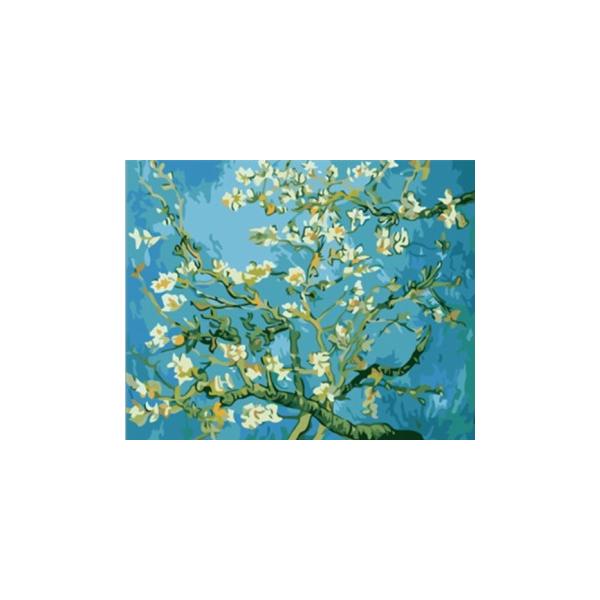 【発売日：2025年10月17日】商品説明<BR>商 品 名：ゴッホ花<BR>商品番号：WS-AE8110<BR>セット内容：キャンバス(厚さ2.5cm松木内枠入り)、エコアクリル絵具、絵筆（3本）、金属...