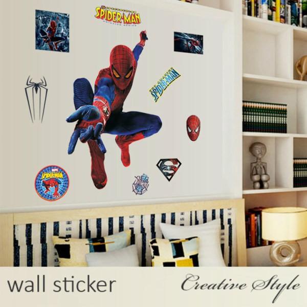 商 品 名：ウォールステッカー 子供部屋 ディズニー 誕生日 可愛い 北欧 おしゃれ 猫 木 花 海 壁紙シール ウォールシール スパイダーマン商品番号：WS-DF9911材　　質：ポリ塩化ビニルサ イ ズ：60cm×90cm数　　量：1枚...