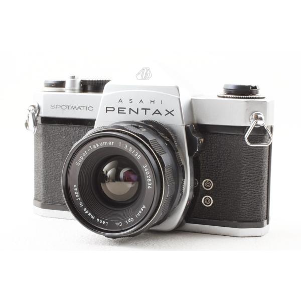 35ｍｍフィルム一眼レフカメラ「スポットマチック」は、TTL測光採用のベストセラーで歴史的名機と言われます。コンパクトさと故障の少なさも特長で、一眼レフカメラの理想形と評価されてもいます。